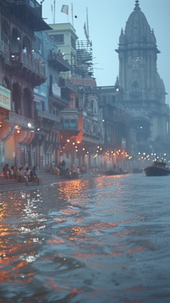 How Varanasi City Will Look During Heavy Rains- Check AI Images