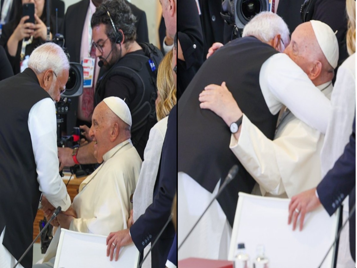 WATCH: PM Modi And Pope Francis Share Hugs At G7 Summit, Then An Invite ...