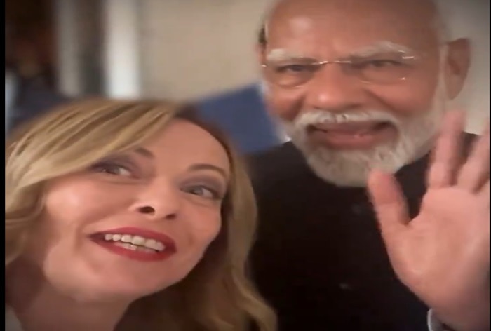 Hi Friends, From #Melodi: Giorgia Meloni, PM Modi All Smiles In New ...