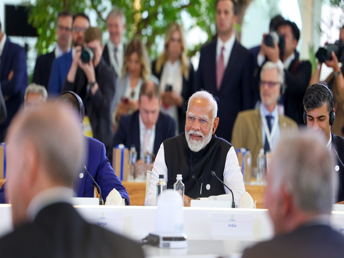 At G7 Outreach summit, PM Modi Call For Ending Monopoly In Technology ...
