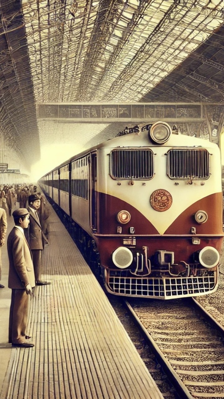 How Rajdhani Express 1st Journey Looked In March 1969 - AI Images