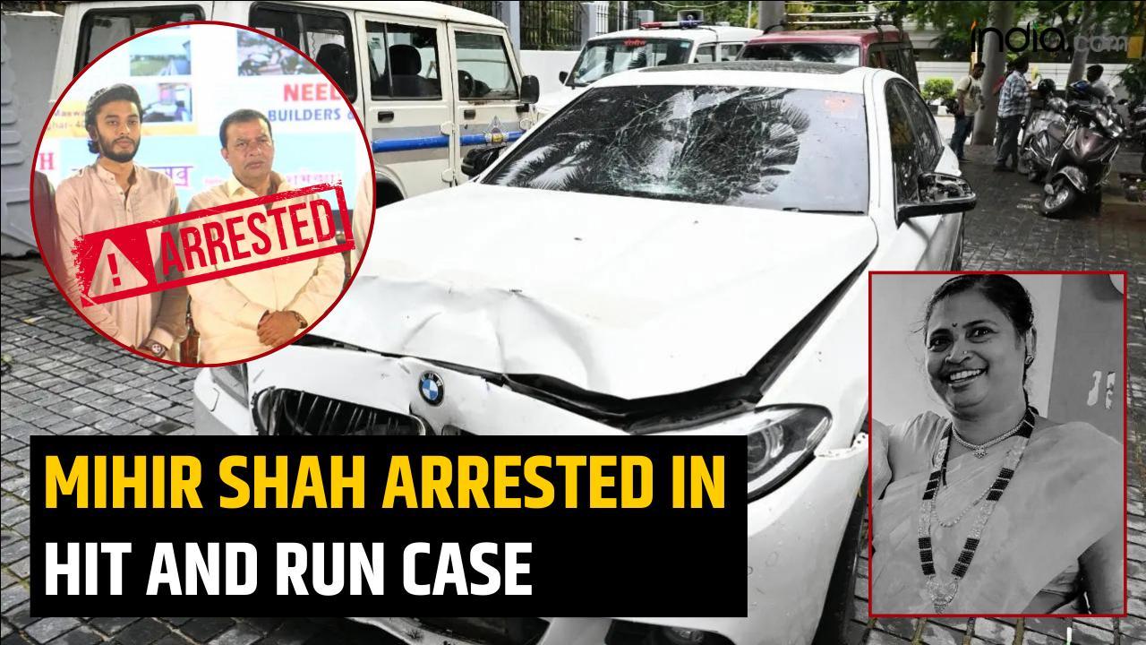 Mumbai Hit And Run Case | Accused Mihir Shah Arrested In Mumbai BMW Hit ...