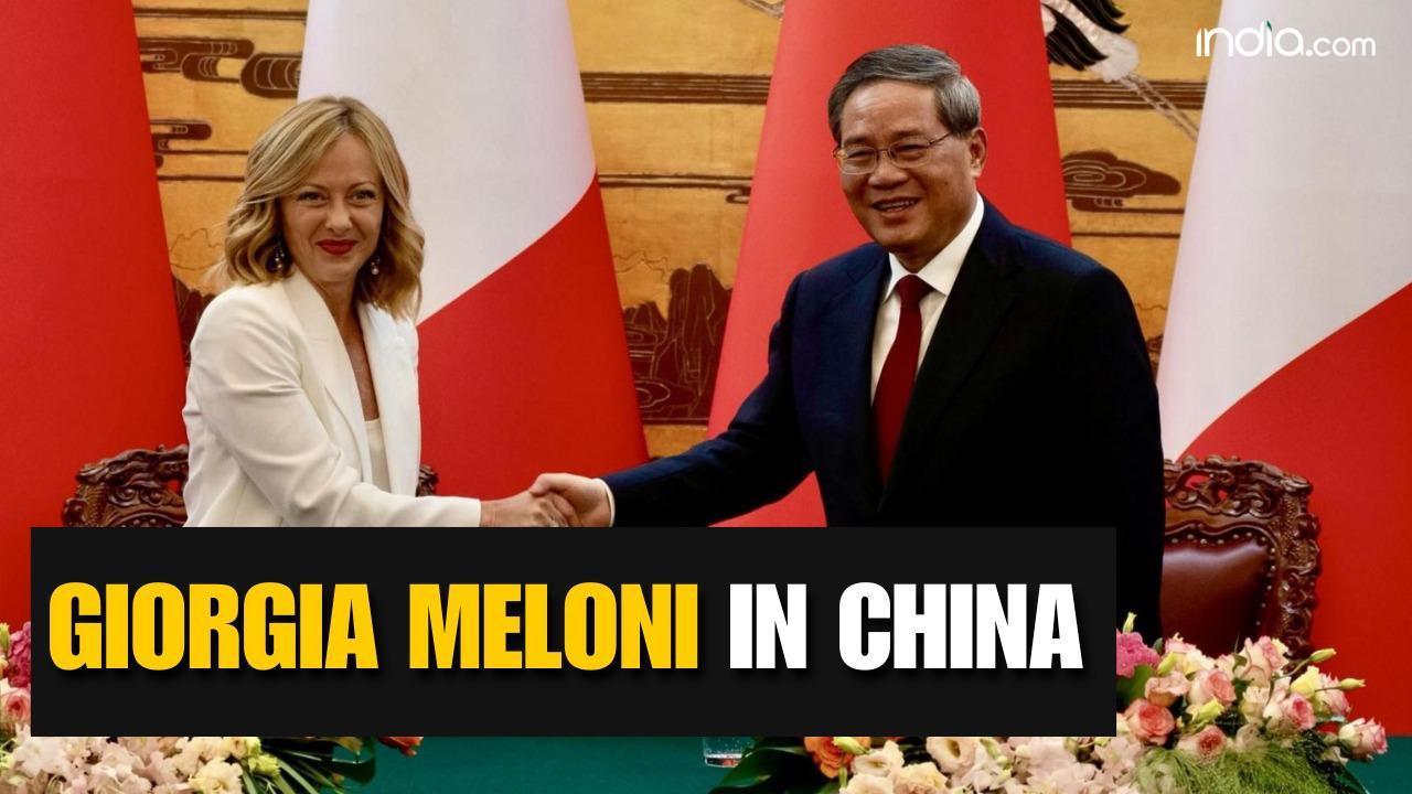 Giorgia Meloni Meets Chinese PM Li Qiang: Italian Leader Receives Royal ...