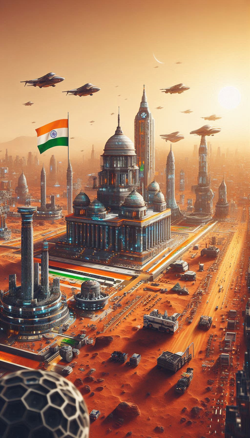 How Would India's First City On Mars Look Like? AI Gives Stunning Images