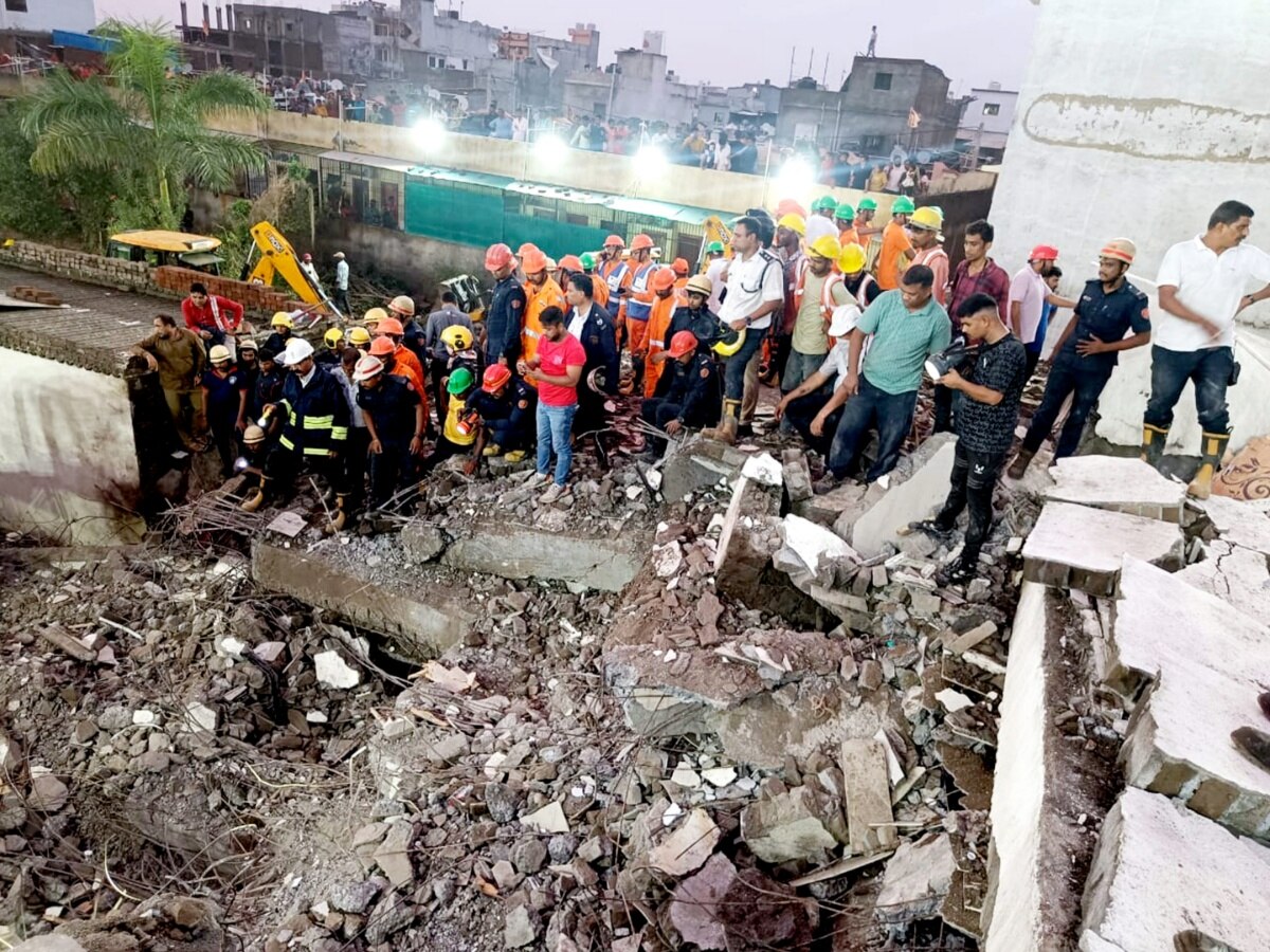 Multi-Storeyed Residential Building Collapses In Gujarat's Surat; 1 ...