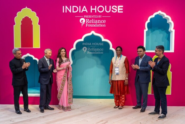 IOC Member Nita Ambani Inaugurates India House In Paris During Ongoing ...