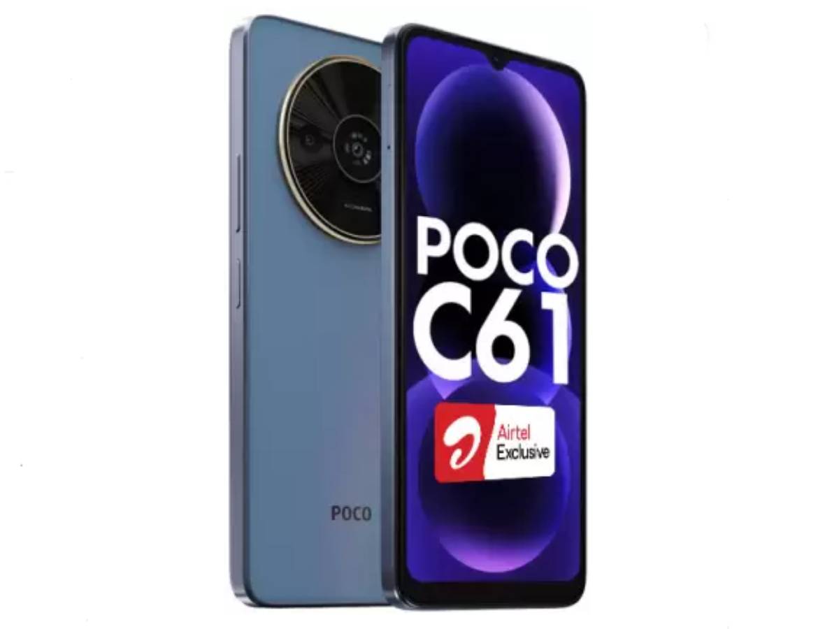 50GB फ्री डाटा के साथ लॉन्च हुआ POCO C61 Airtel Edition, कीमत 6,000 रुपये से भी कम