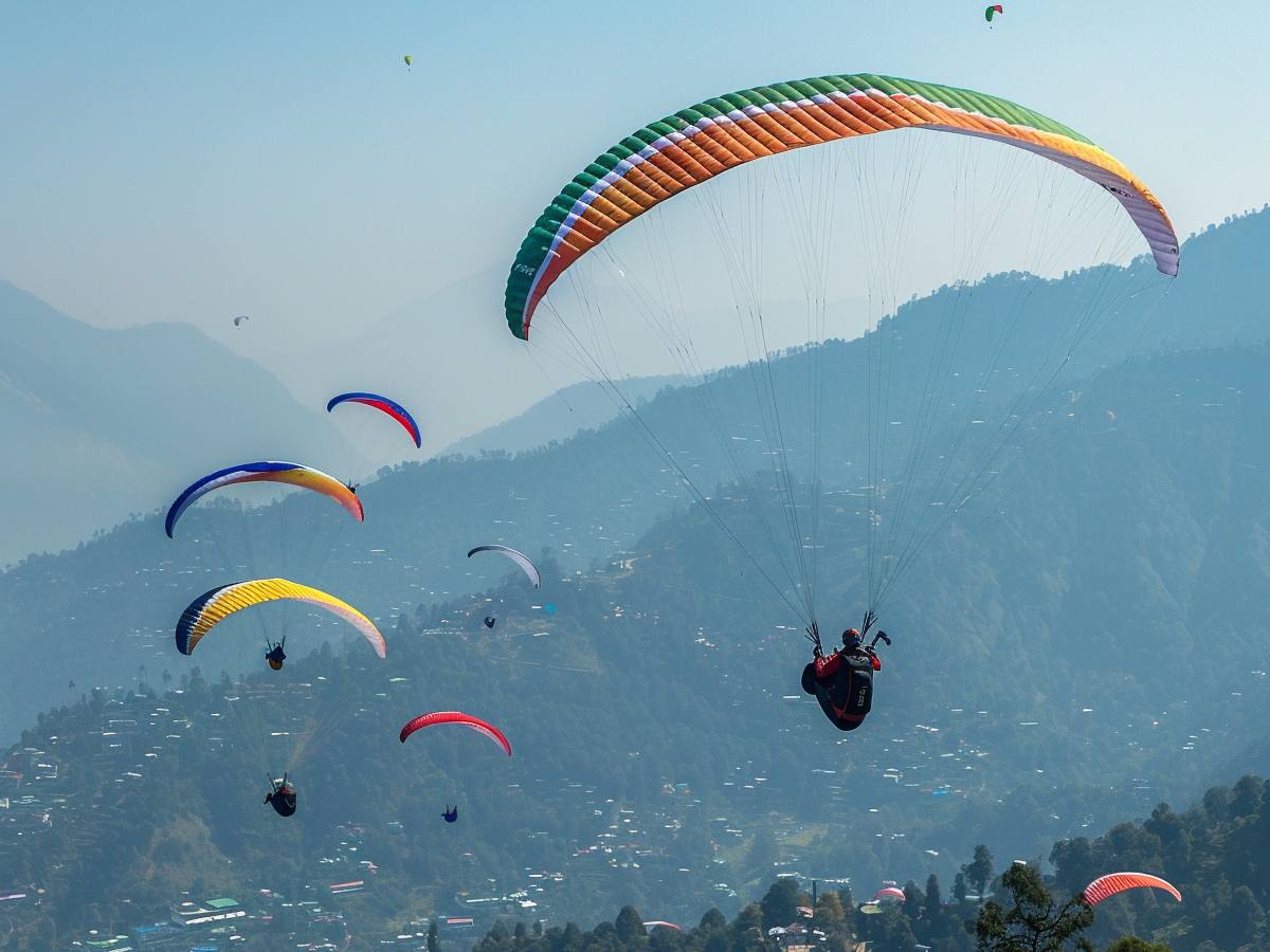 Paragliding in Mussoorie: Photos of Mussoorie | Pictures of Famous ...