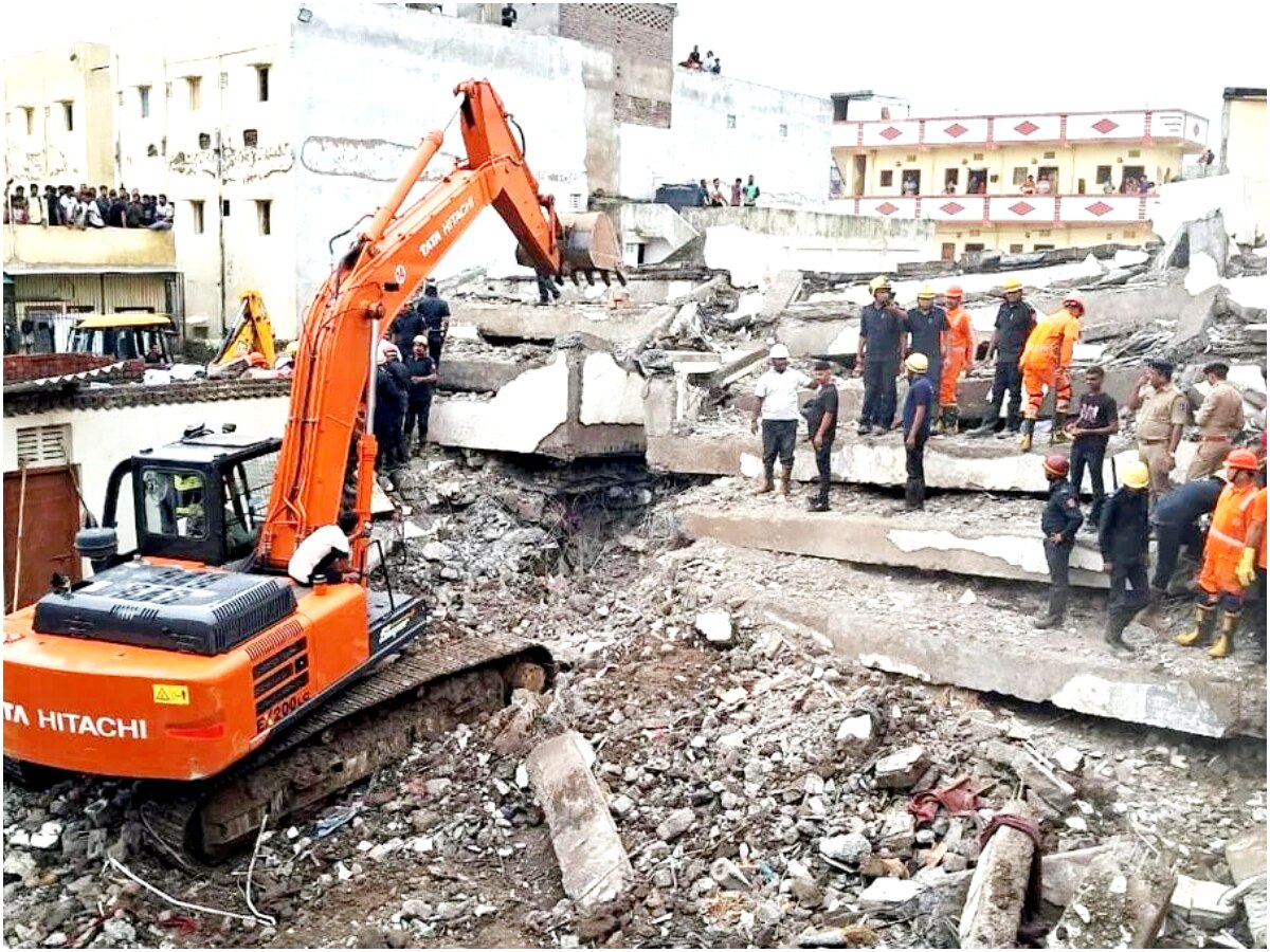 Gujarat Building Collapse: Death Toll Reaches 7, Rescue Work Still On ...