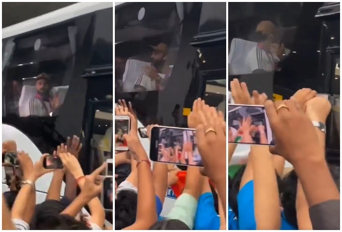 Virat Kohlis Stunned Reaction On Seeing Fans Outside Igi Airport In