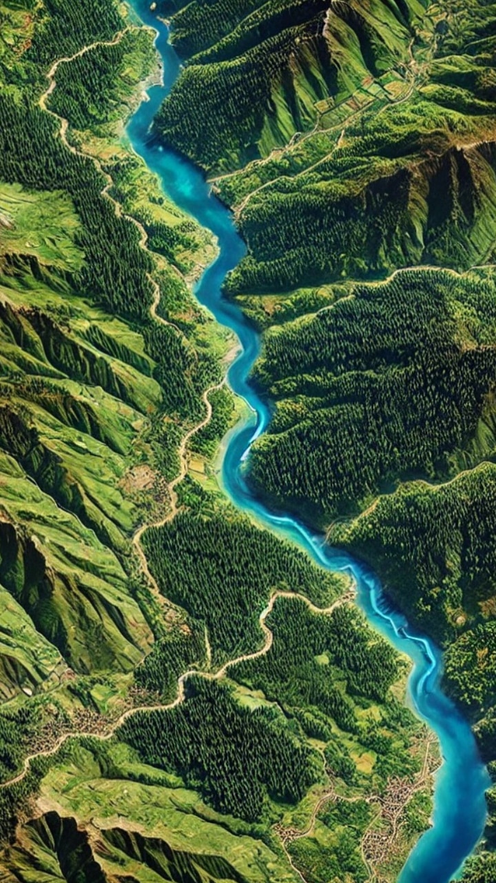 How Line of Control (LoC) Between India And Pakistan Looks From Space ...