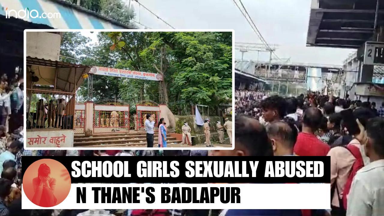 Badlapur Thane School Case : Massive Protests Erupt in Badlapur Over ...