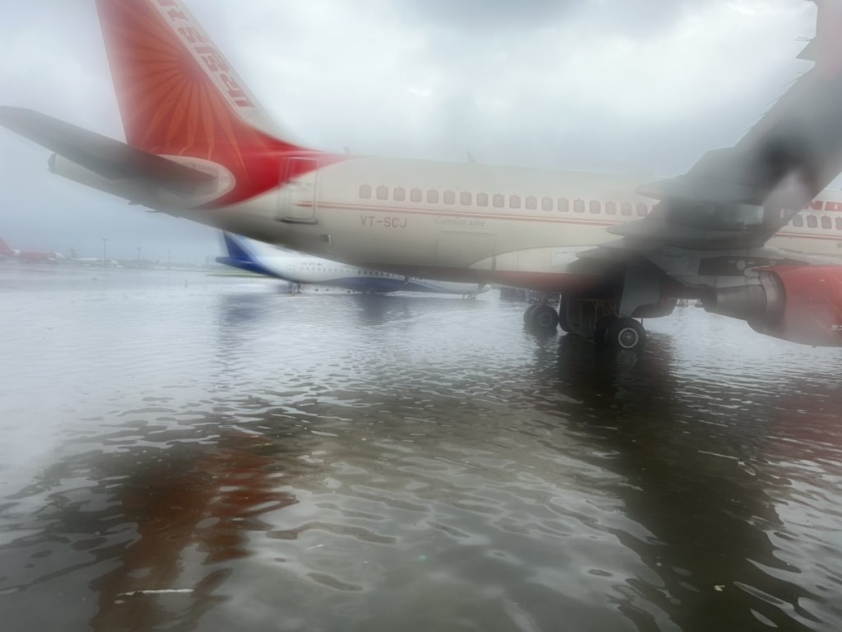 Kolkata Airport Runway Flooded As Heavy Rain Lashes West Bengal; IMD ...