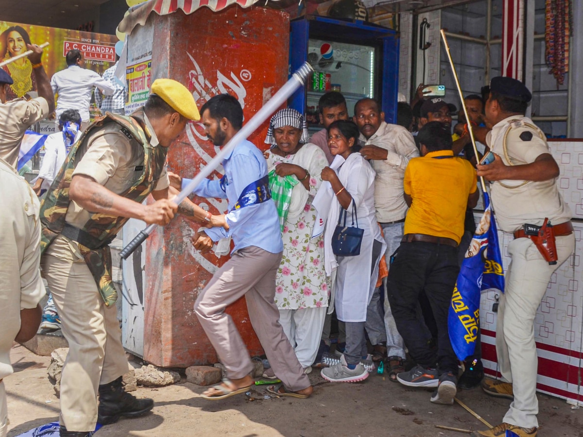 Bharat Bandh: Lathi-charge In Bihar, Mixed-response In Rajasthan, No ...