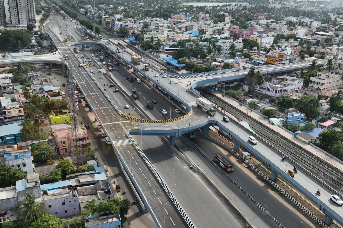 Perungalathur Flyover In Chennai Opens After 23-year Delay