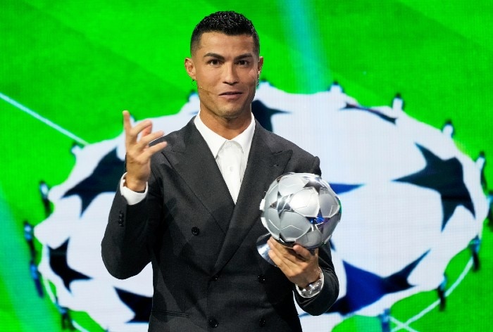 WATCH: Cristiano Ronaldo Receives Special Award From UEFA Champions League