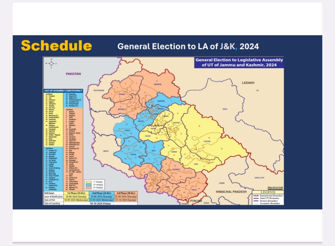 Jammu And Kashmir Assembly Elections: Constituencies Going For Polls In ...