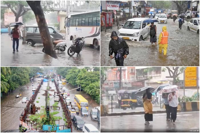 Mumbai Rain Highlights: IMD Issues Yellow Alert; Roads Waterlogged, Traffic Jams, Low Visibity ...