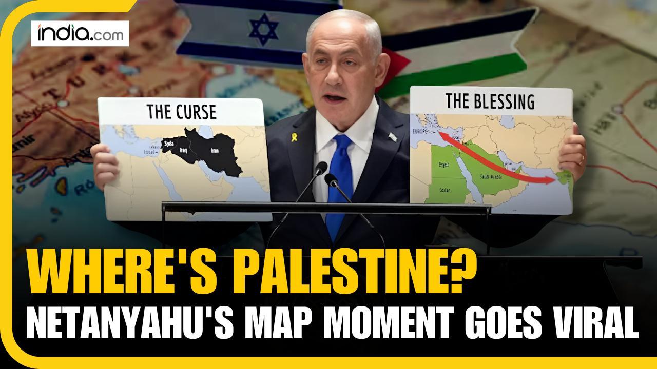 Netanyahu Presents Controversial Maps at UN, Surprising Everyone by ...