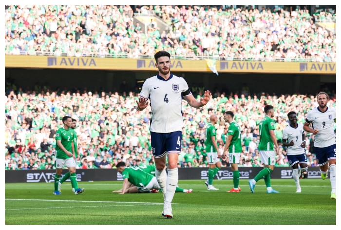 Ireland Vs England: Declan Rice Declines To Celebrate after Scoring ...