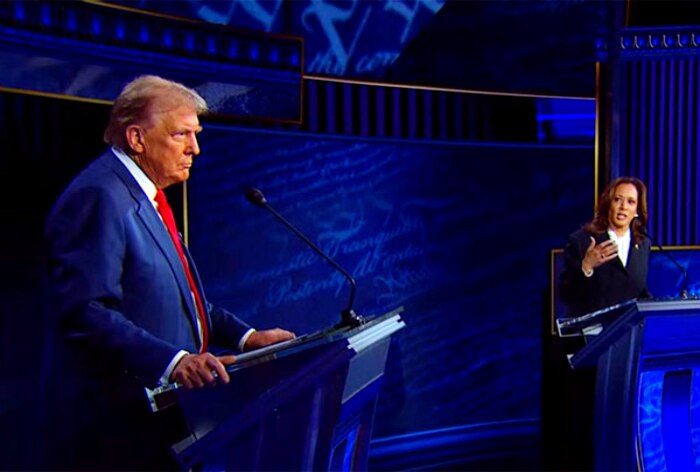 Trump vs Harris debate: Kamala slams former US President over trade ...