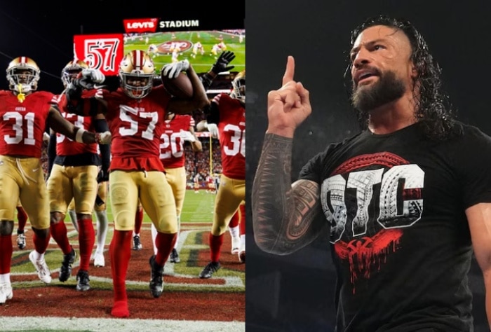 Watch: 49ers acknowledge Roman Reigns' new theme at NFL match against ...