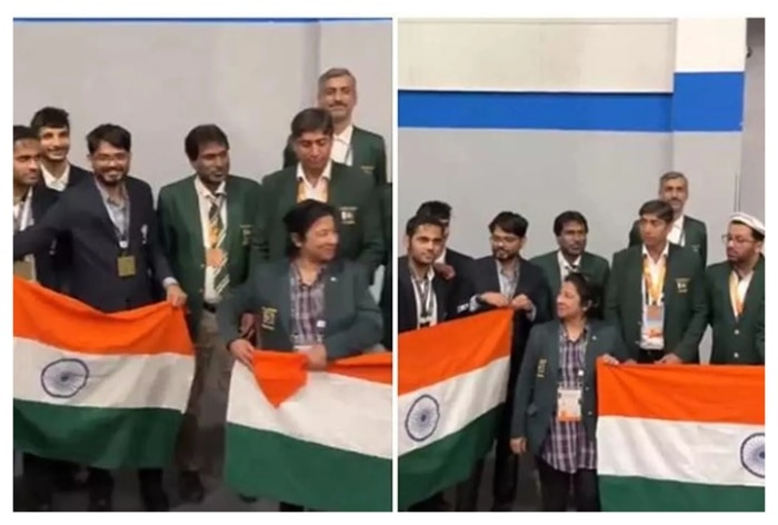 Watch: Pakistani team holds Indian flag at Chess Olympiad 2024, 'Rare ...