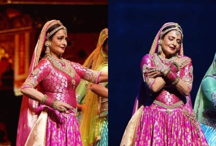 Rekha magical dance on 'Piya Tose Naina Laage Re' takes over IIFA 2024 ...