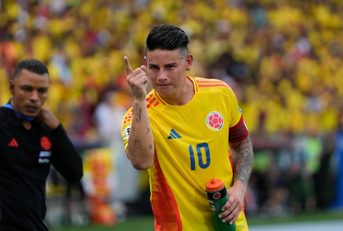 WATCH: James Rodriguez strikes as Colombia trounce Lionel Messi-less ...