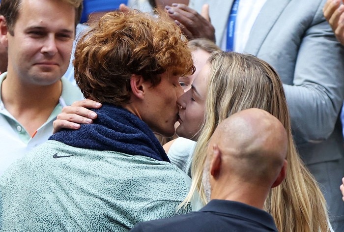 WATCH: Sinner Exchanges Romantic Kiss With GF Anna Kalinskaya After Winning US Open 2024 Final