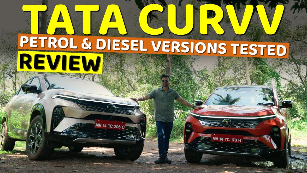 Tata Curvv Review : Petrol & Diesel Versions Tested