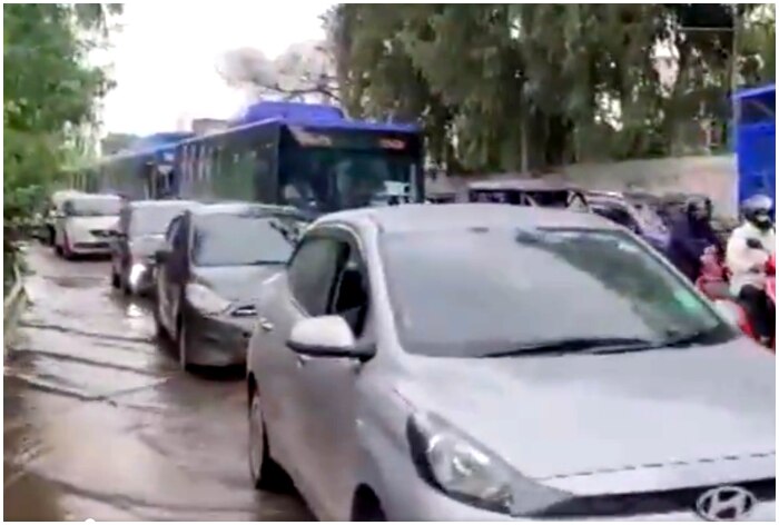 Delhi Rains: Severe Waterlogging, Traffic Jams After Heavy Showers Lash Capital | Watch