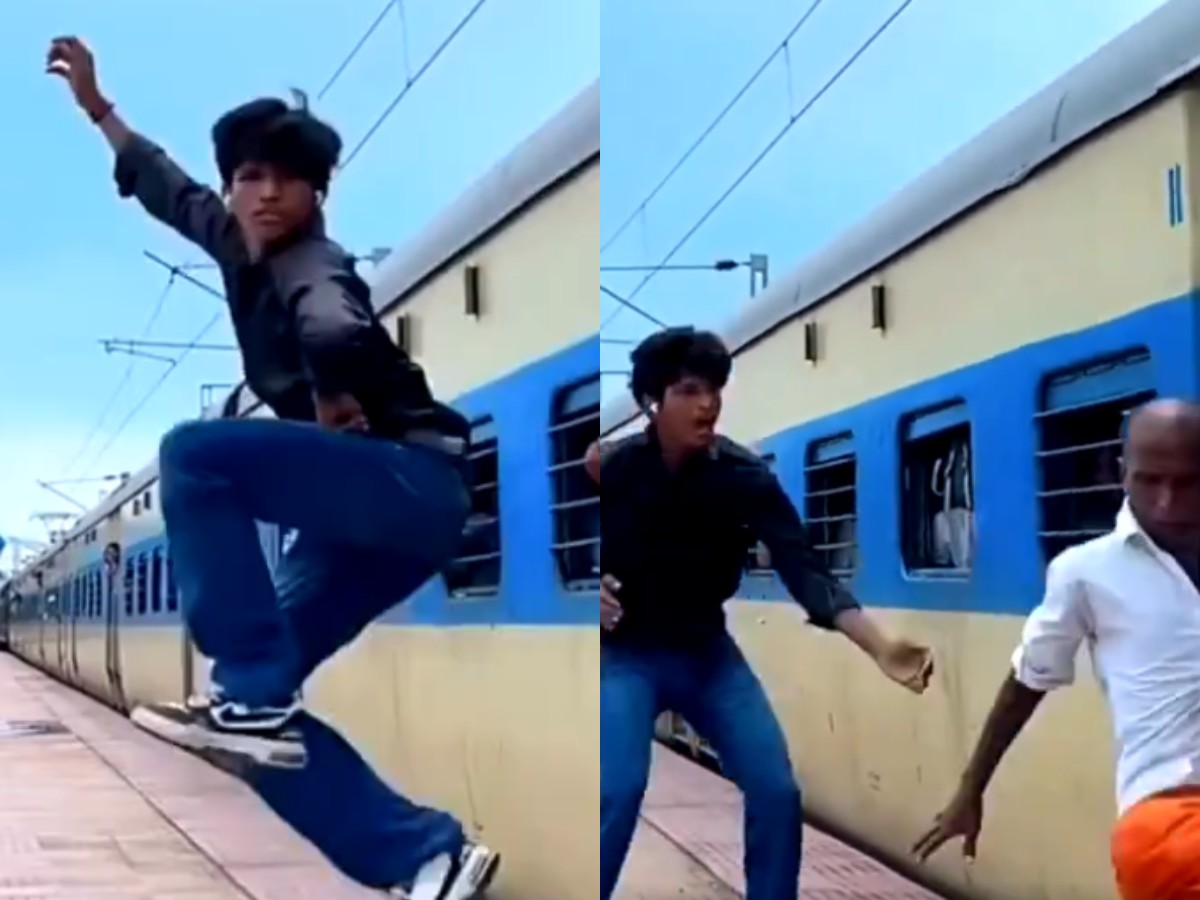 Train Ka Video: रील बनाने वालों को अब सलाम करेंगे, जान पर खेलकर बचा ली ...