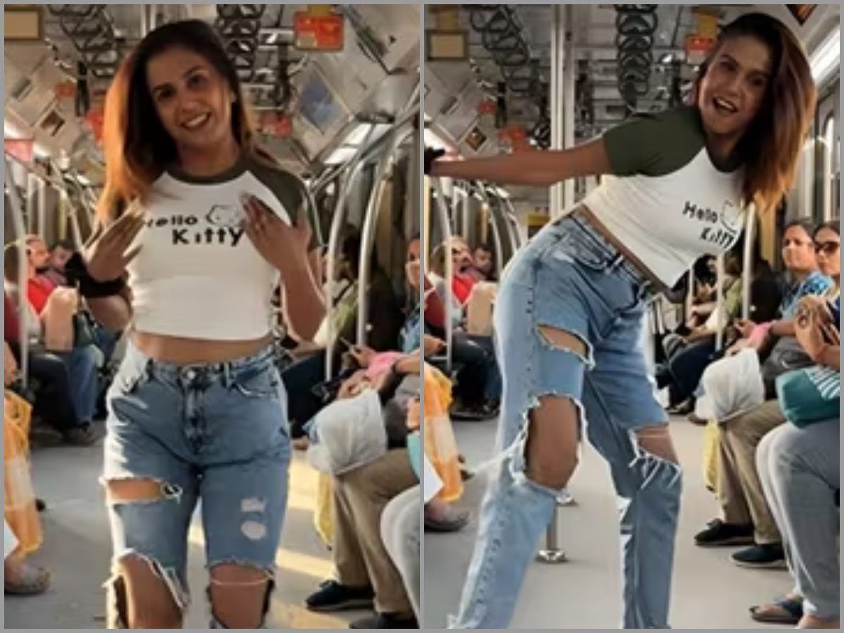 Metro Dance Ka Video: तमन्ना भाटिया के गाने पर लड़की ने मेट्रो में किया ...