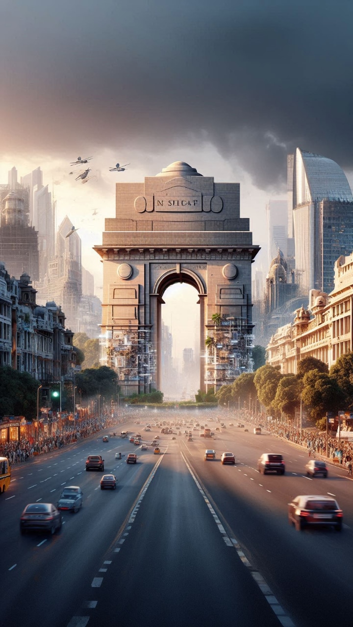 AI Reimagines Delhi's Iconic India Gate After 100 Years - See Photos