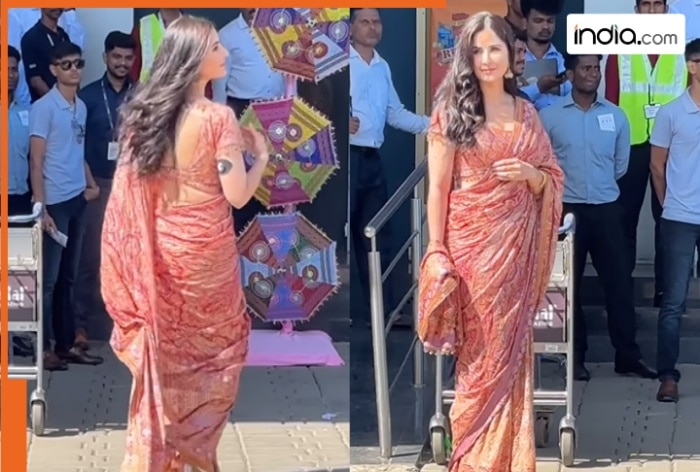 Katrina Kaif wears black patch on arm during Navratri event, fans ...