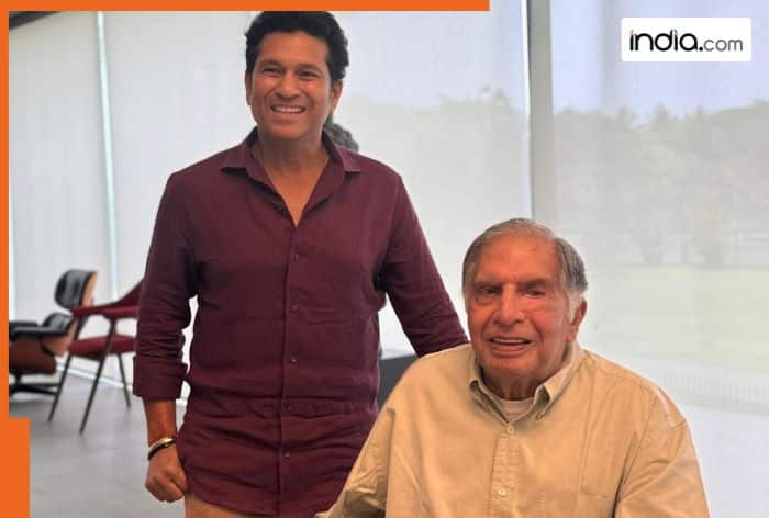 ‘God of cricket’ Sachin Tendulkar got emotional after meeting Ratan ...