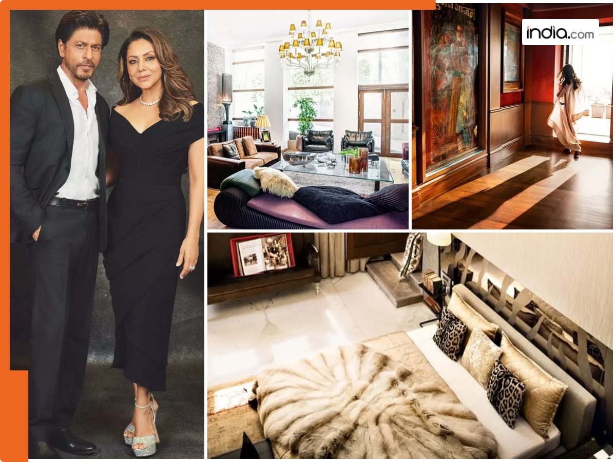 Shah Ruk Khan House: अंदर से कैसा दिखता है 'किंग खान' का घर, आज आप भी ...