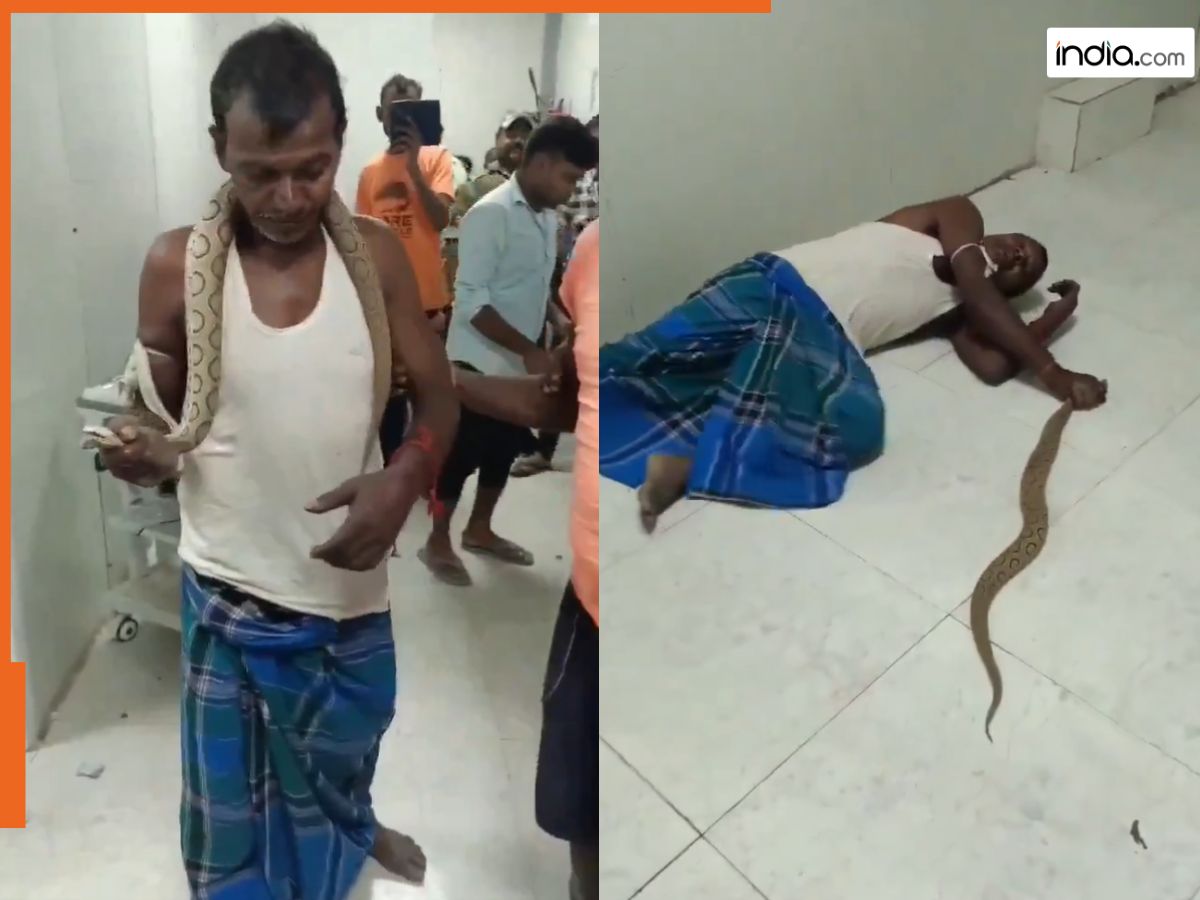 Saanp Ka Video: सांप ने डंसा तो उसे गले में लटकाकर पहुंच गया अस्पताल ...