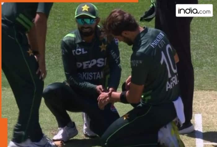 Watch: Babar Azam's doctor act leaves everyone stunned as Shaheen ...
