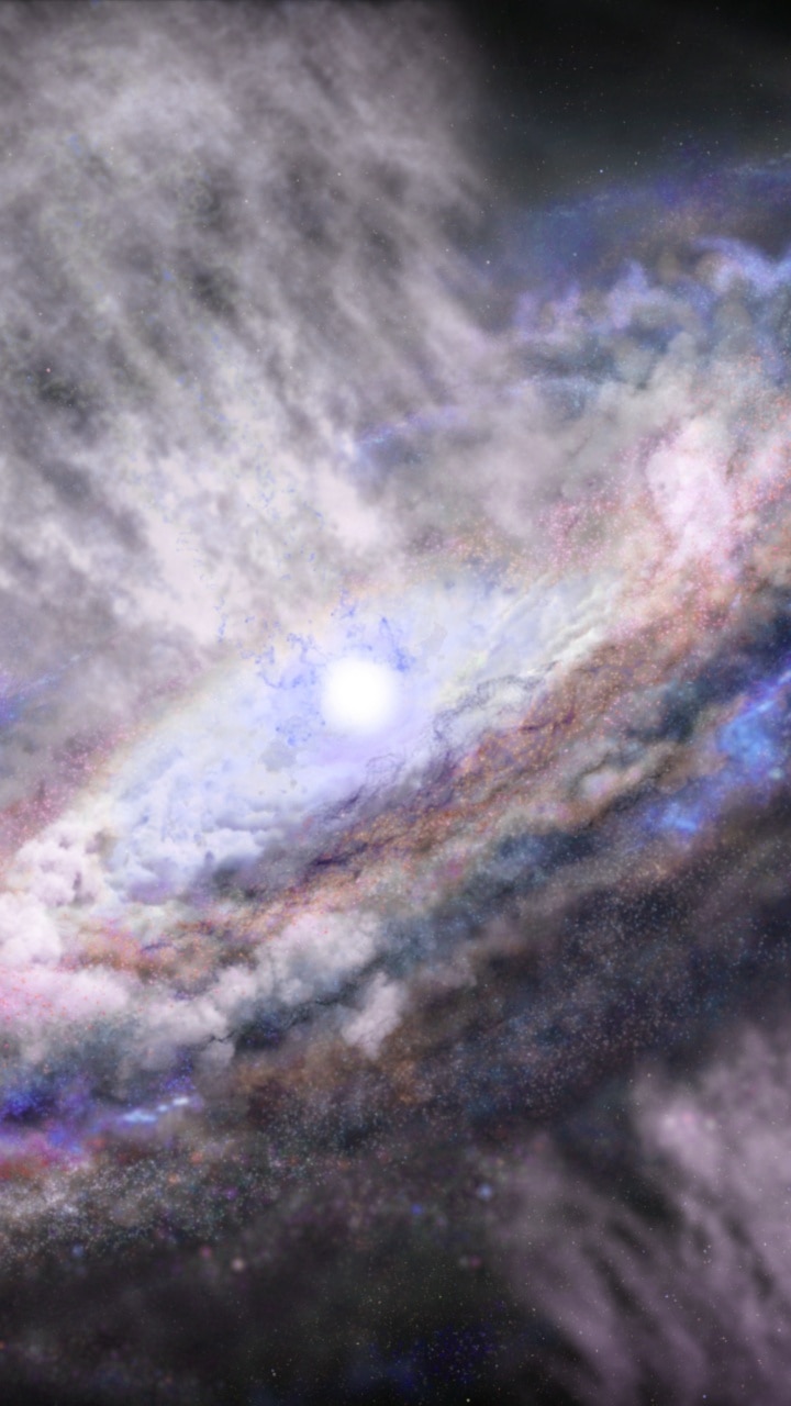 7 captivating images of quasars shared by NASA