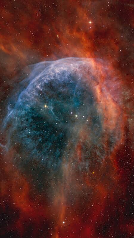 Wallpaper Of Lyra Nebula