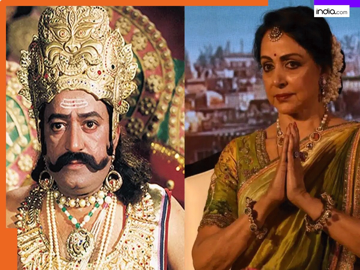 आखिर क्यों? 'रामायण' के रावण ने Hema Malini को दे मारे थे थप्पड़ पे ...