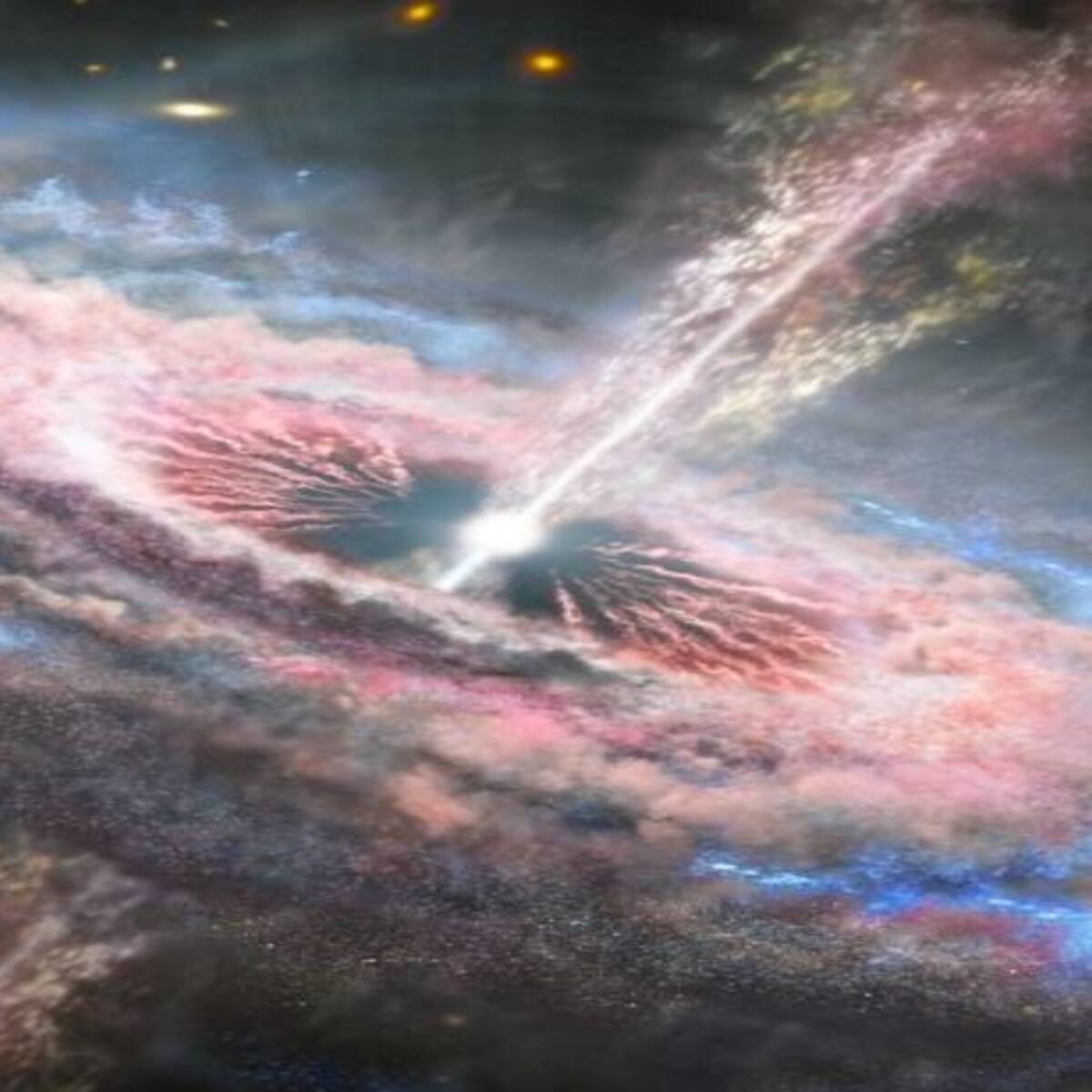 Quasars In Space NASA's Hubble Space Telescope Uses New Technique To