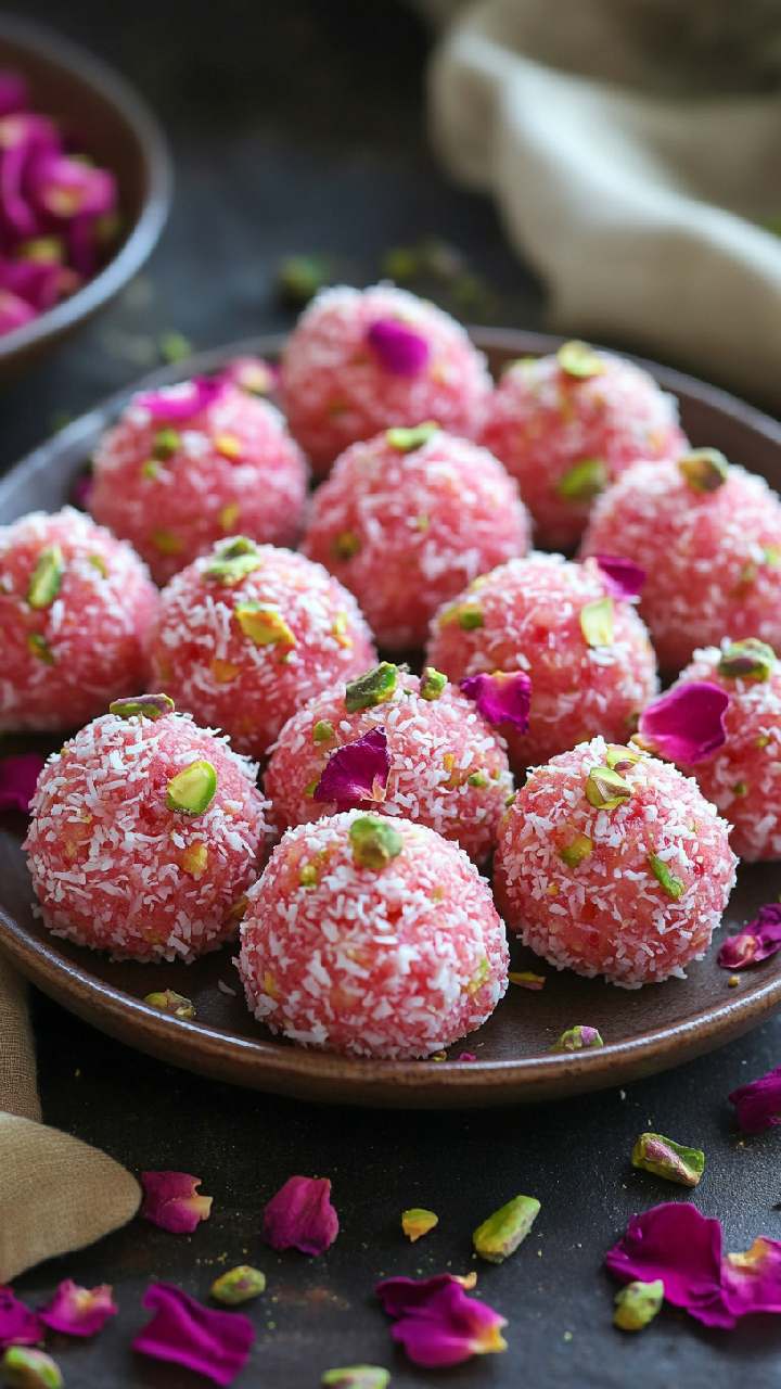 Make Delicious Rose Laddoos At Home With This Simple Recipe
