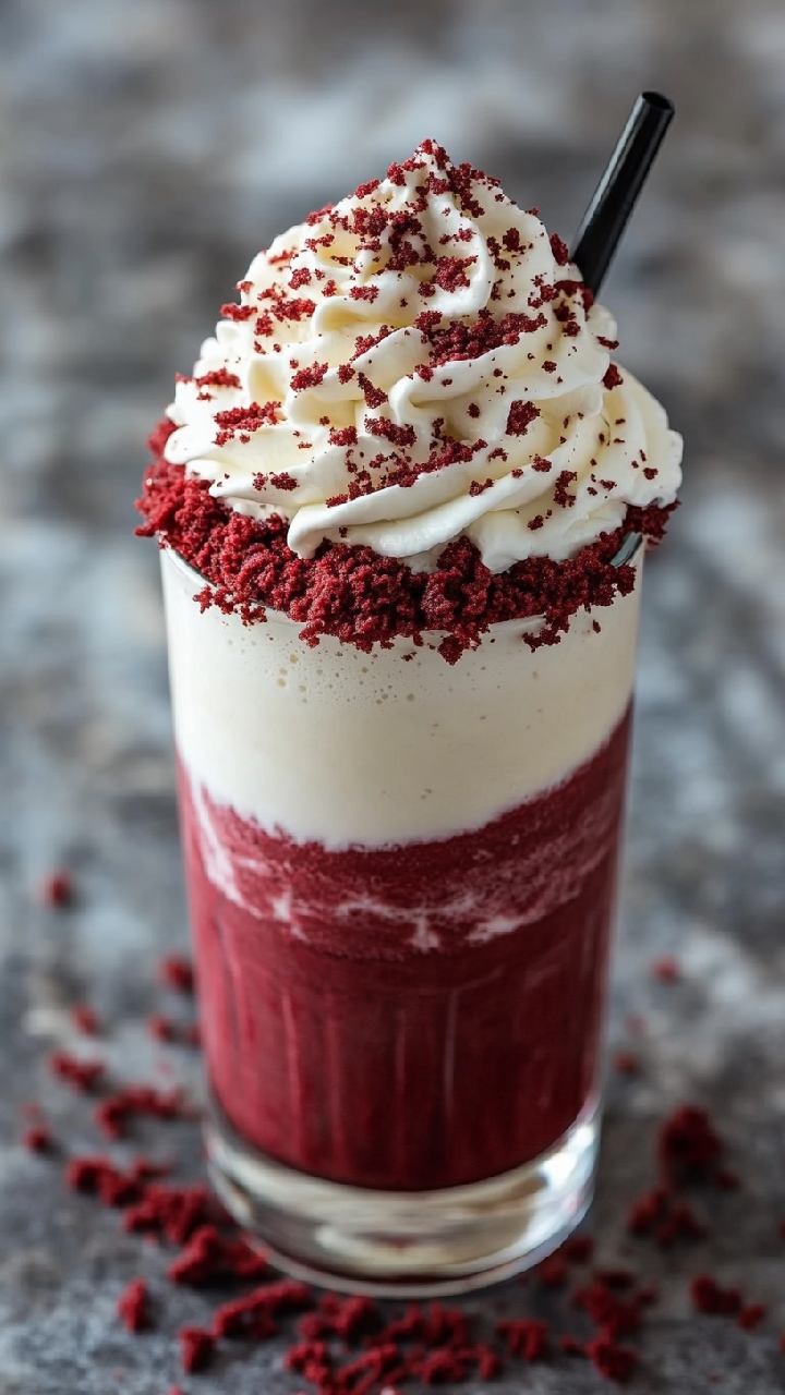 How To Make A Decadent Red Velvet Milkshake At Home
