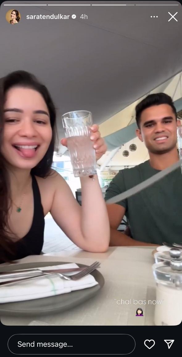 Day after getting dropped from Goa squad, Arjun Tendulkar and Sara Tendulkar decide to...