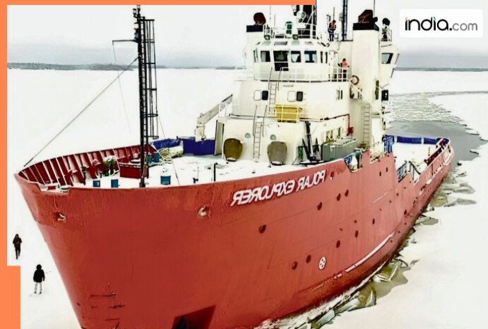 This unique ship doesn't sail on water, but on ice! It allows ...
