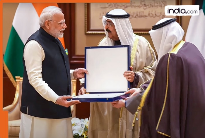 PM Modi receives Kuwait's highest honour 'The Order of Mubarak Al-Kabeer'