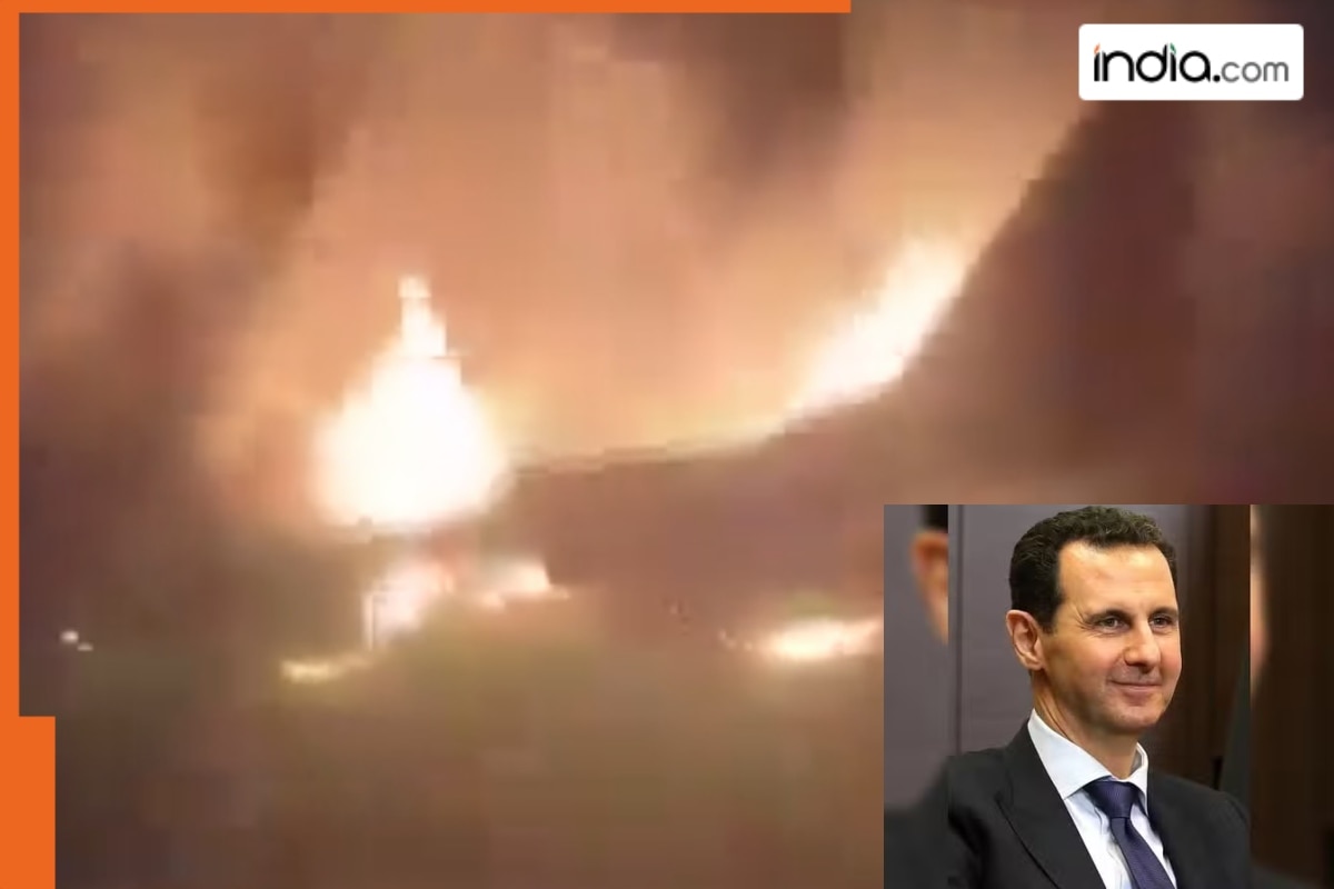 Assad's plane lost 6700 meters in seconds, video shows plane fragment ...